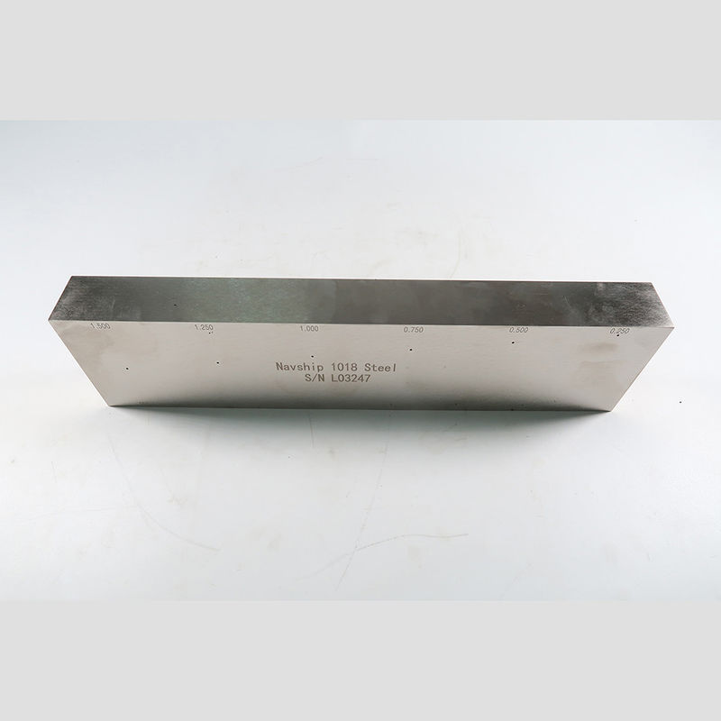 UT Test Block NavShip Phased Array/1018 Steel nickel plating ...