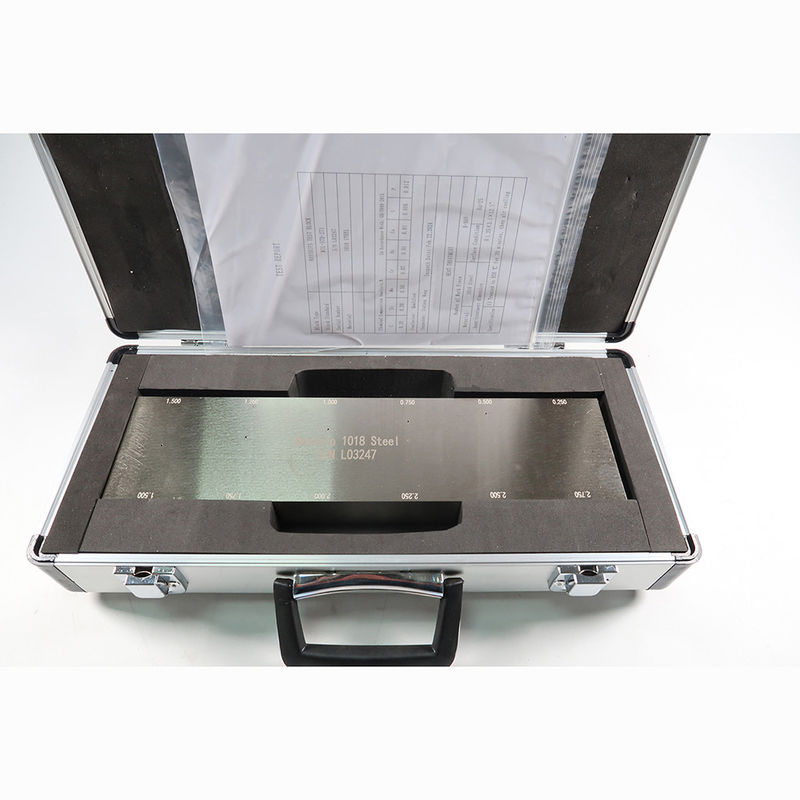 UT Test Block NavShip Phased Array/1018 Steel nickel plating ...