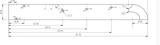 Phased Array Ultrasonic Test Blocks Aws Pacs® Block - 0.060" 1.5mm ...