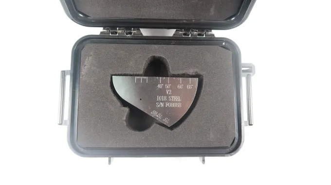 ISO7963 2010 Standard Ultrasonic NDT V2 Test Block