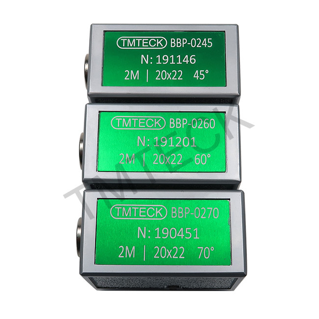 Angle Beam Probe Ultrasonic Transducer BBP 20X22mm Normal crystal