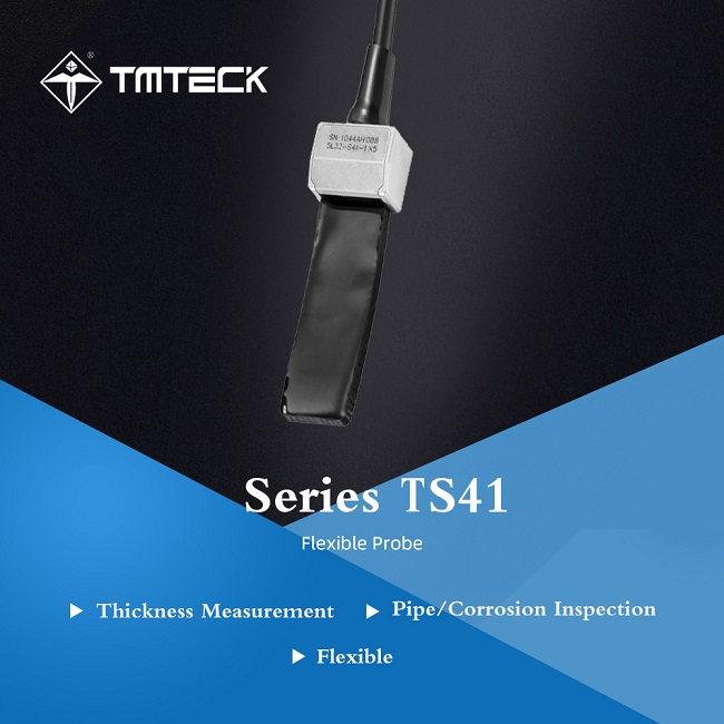 TS41 FLEXIBLE PHASED ARRAY PROBE FOR PIPELINE AND BAR CORROSION INSPECTION